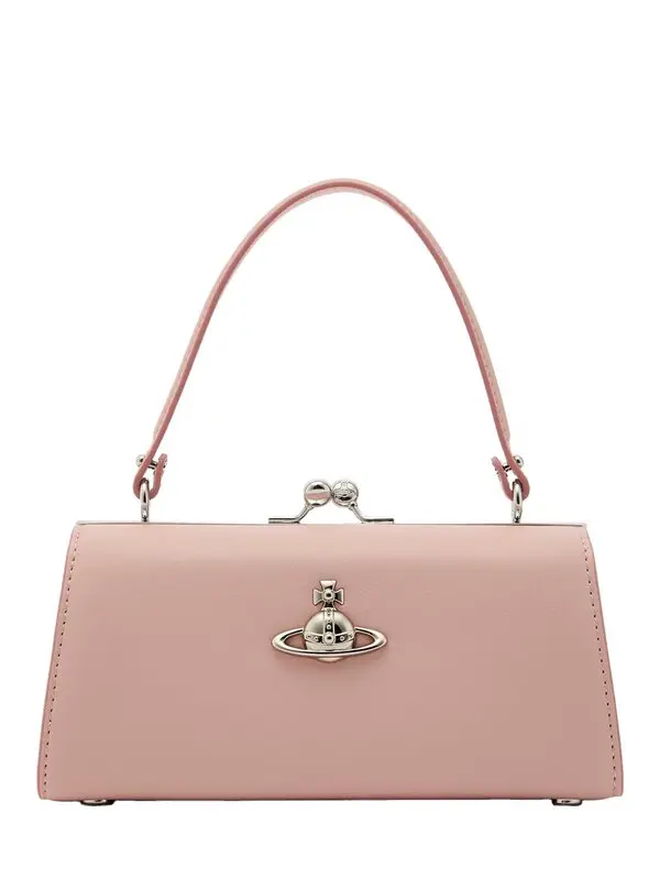 VIVIENNE WESTWOOD Doll Xl Leather Top Handle Bag - Pink