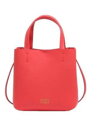 Bimba Y Lola Small Leather Bag - Bright Red