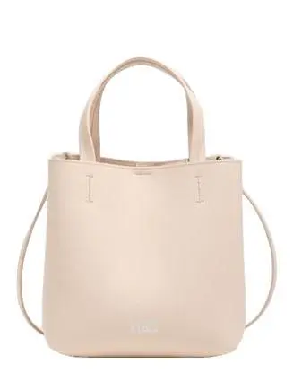 Bimba Y Lola Small Leather Bag - Sand
