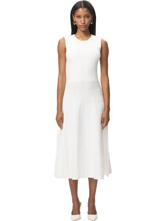 Herve Leger Cassia Midi Dress - Alabaster