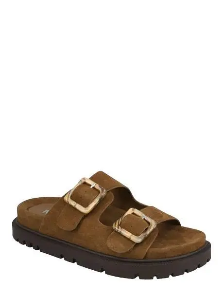 Mia Gen Slide Sandal - Coffee