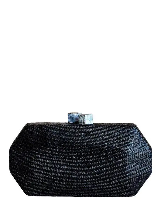LIKHA Solid Octagon Clutch - Black