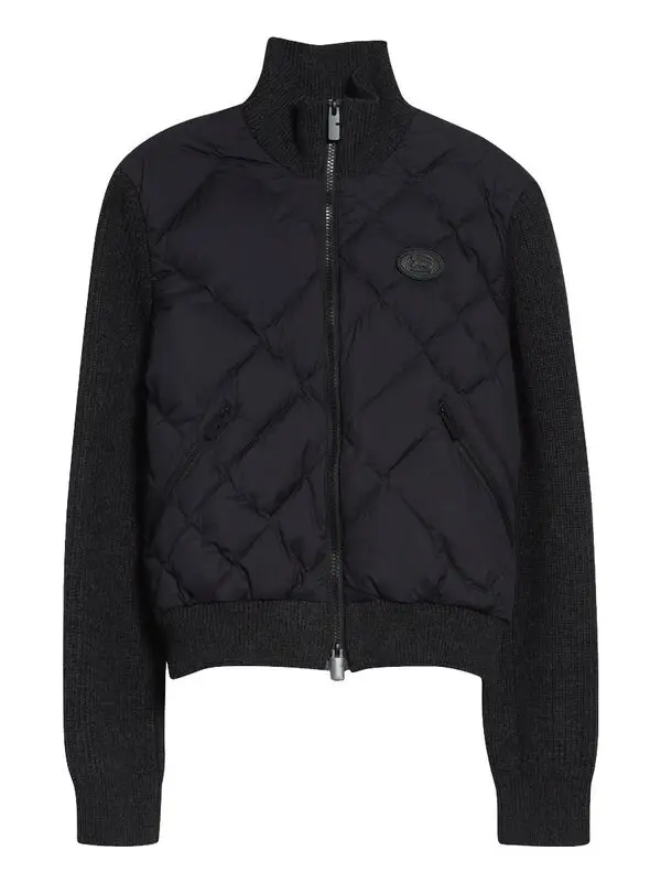 Burberry Mixed Media Jacket - Black