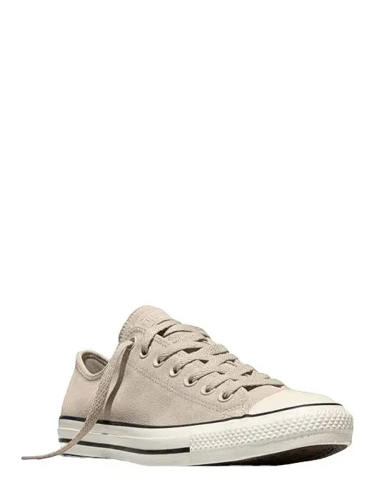 CONVERSE Chuck Taylor All Star Suede Low Top Sneakers - Papyrus/black/egret