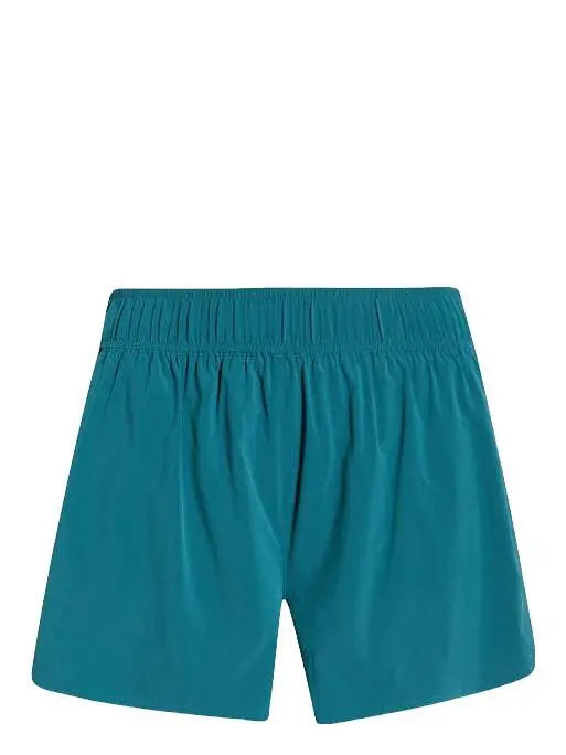 Beyond Yoga Solemate Run Shorts - Teal Sea