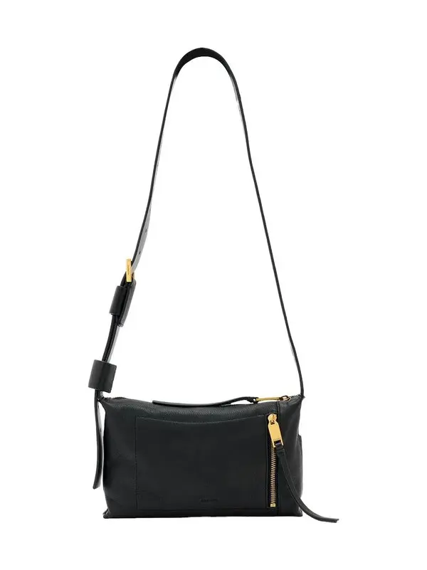 ALLSAINTS Alba Leather Crossbody Bag - Black