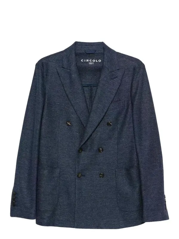 CIRCOLO 1901 Double-breasted Blazer - Blue