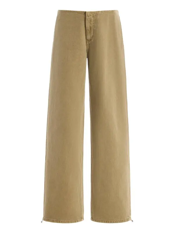 Still Here Sport Low-rise Straight-leg Jeans - Brown