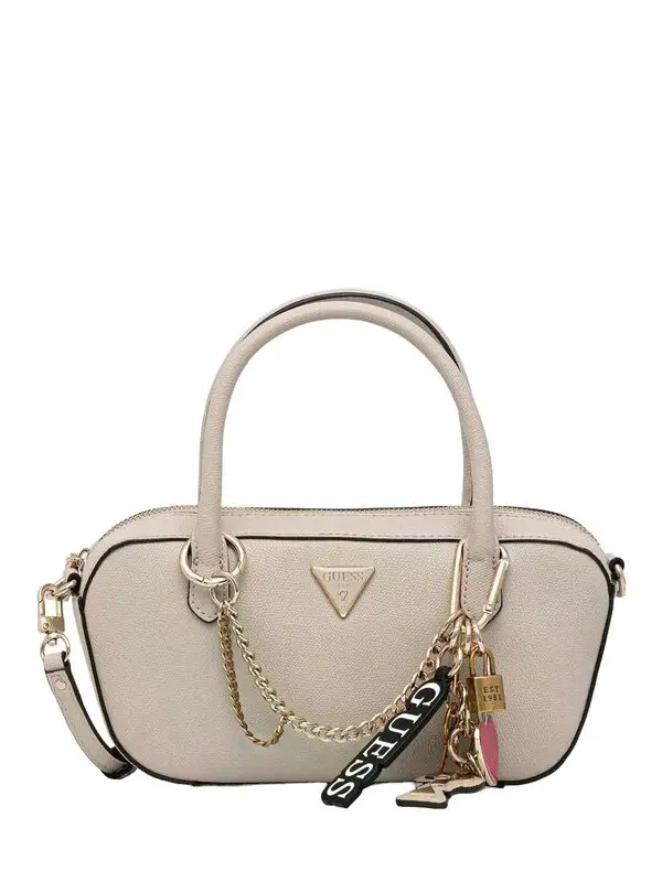 Guess Davina Charm Tote Bag - Neutrals