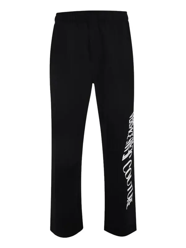 Versace Logo-print Track Pants - Black