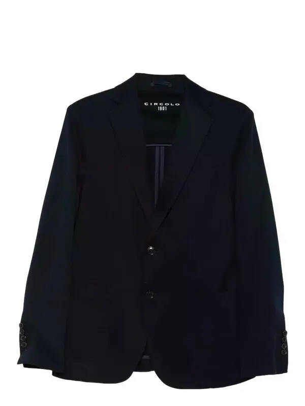 CIRCOLO 1901 Buttoned Pocket Blazer - Blue