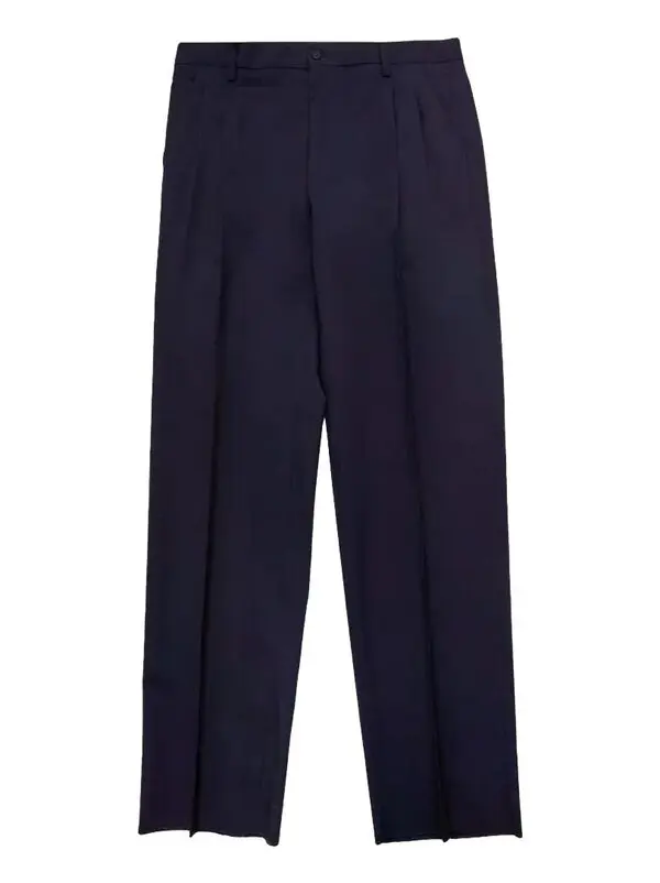 MOOD Relaxed-fit Tailored Trousers - Blue