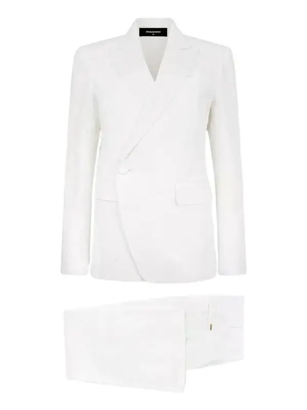Dsquared2 Peak-lapel Suit - White