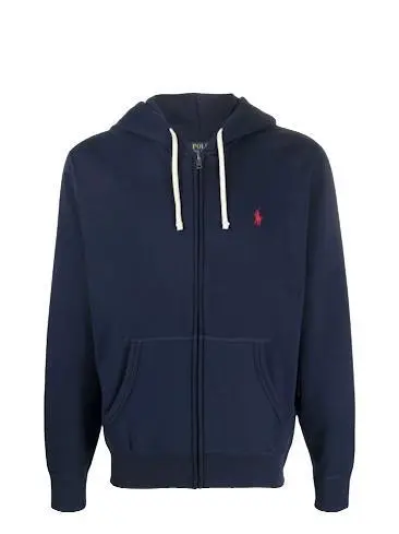 Polo Ralph Lauren Long Sleeve Fleece Full-zip Hoodie - Cruise Navy Blue