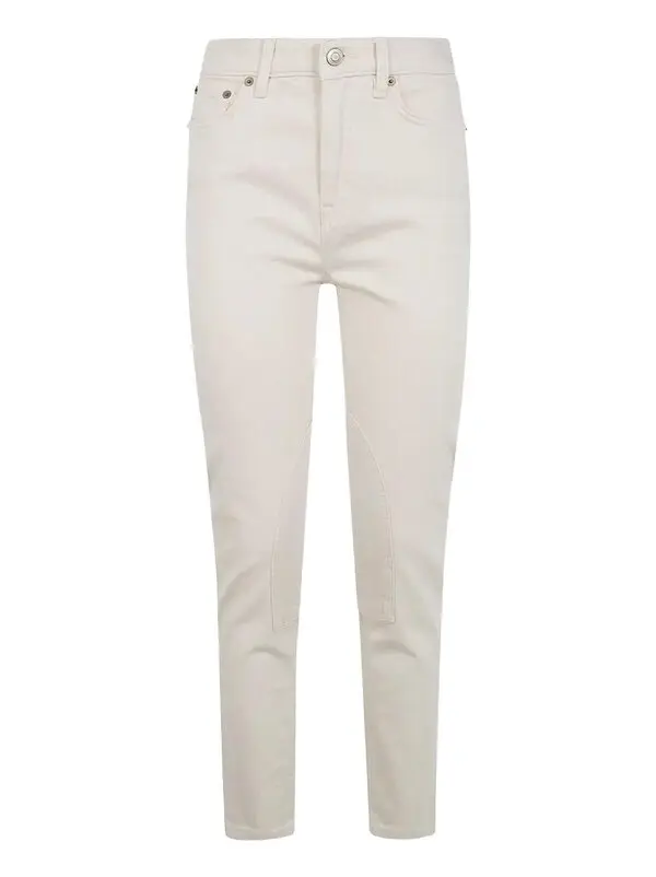 Ralph Lauren Trabray Ankle Skinny Jeans - White