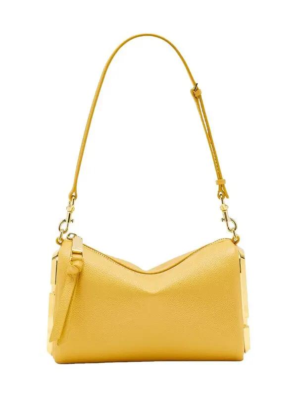 Marc Jacobs Snapshot Leather Shoulder Bag - Daffodil