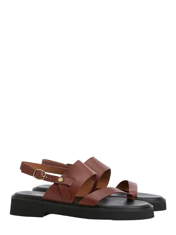 Barbour Dakota Slingback Sandal - Conker