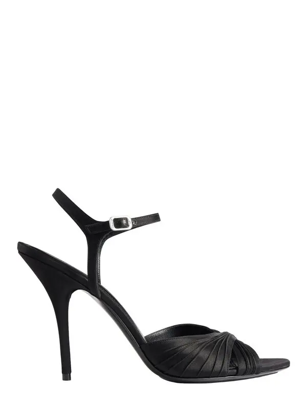 Balenciaga Dynastie 110mm Sandal - Black
