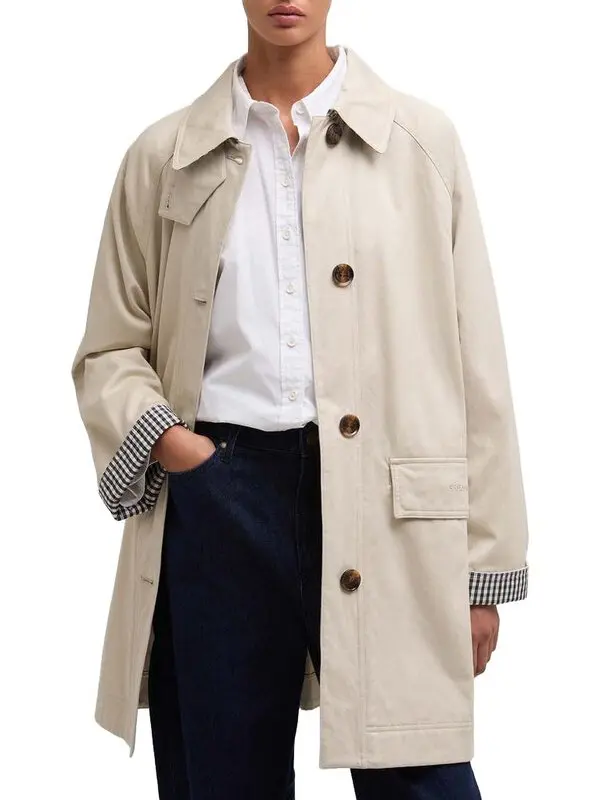 Barbour Gabby Car Coat - Mist