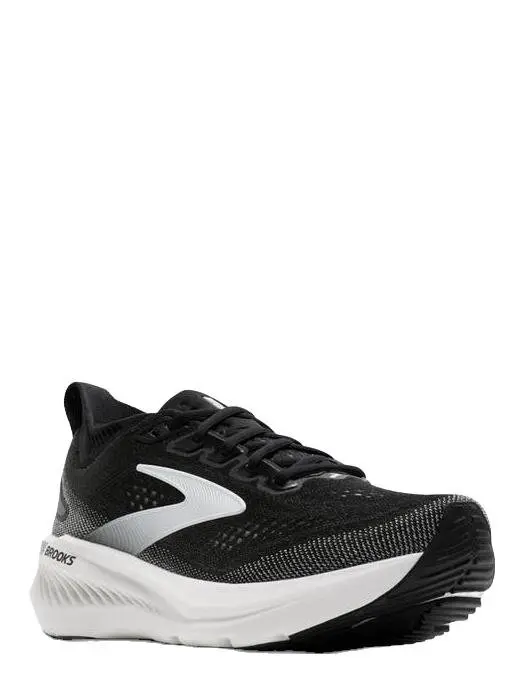 Brooks Glycerin Gts 23 Lace-up Running Shoe - Black/grey/white