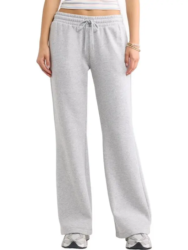 Bp. Baggy Flare Leg Sweatpants - Grey Soft Heather