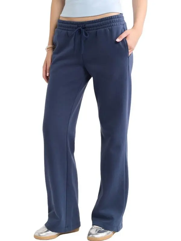 Bp. Baggy Flare Leg Sweatpants - Navy Indigo