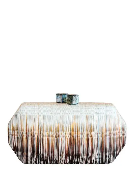 Likhâ Ombré Octagon Clutch - Twilight Neutral
