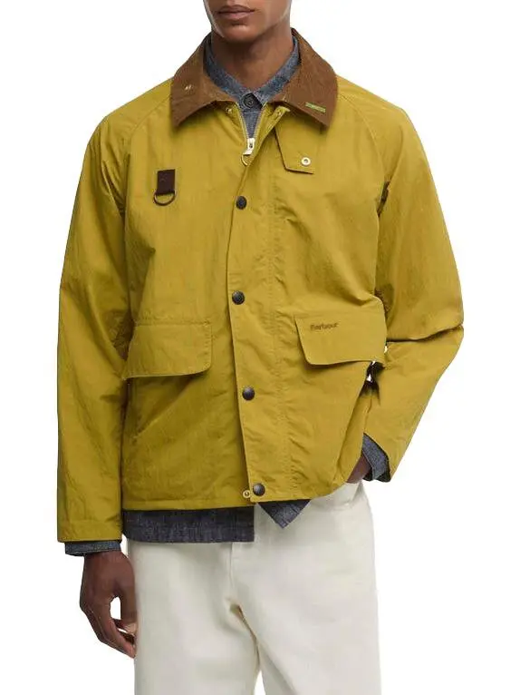 Barbour Icons Spey Nylon Jacket - Amber Green