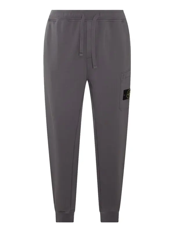Stone Island Tracksuit Bottoms With Logo - Grey