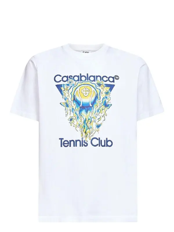 Casablanca Tennis Club Icon T-shirt - White
