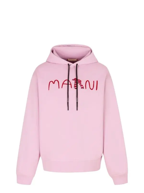 Marni Cotton Knit Sweatshirt - Pink