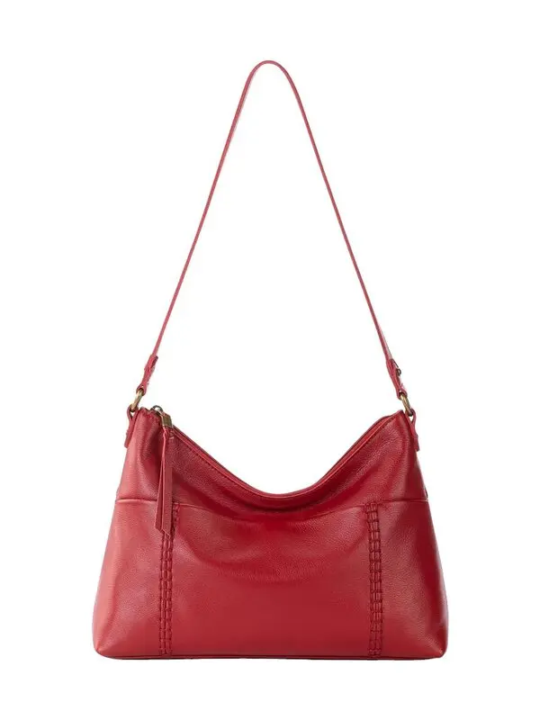 THE SAK Melrose Leather Shoulder Bag - Scarlet