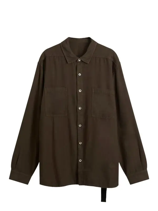 Rick Owens Jumbo Outershirt - Brown