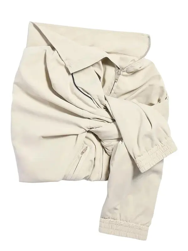 Balenciaga Knotted Tracksuit Skirt - Cream