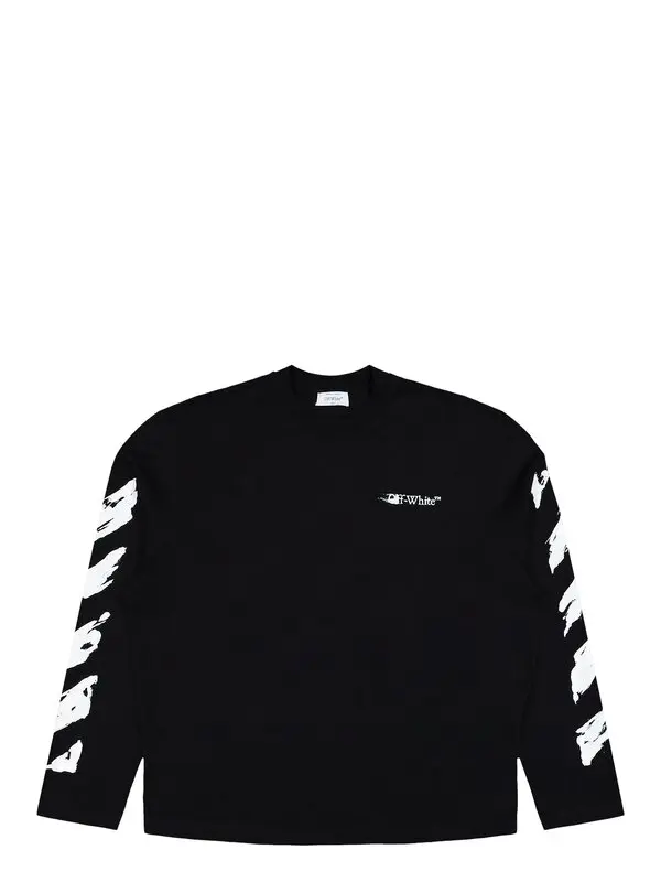 Off-White Ink Arrow 90s Skate Long-sleeve Tee - Black