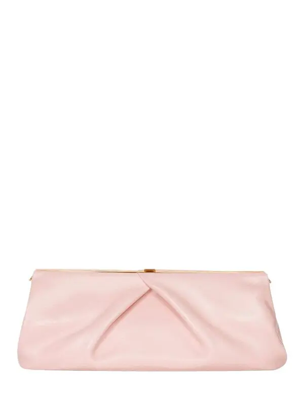 Dries Van Noten Fold Crisp Clutch - Pink