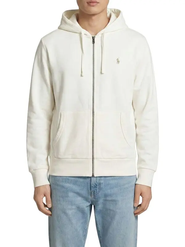 Polo Ralph Lauren Full Zip Sweatshirt - Cream
