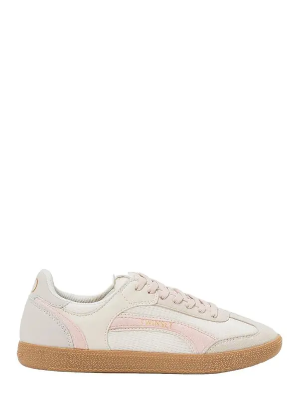 TWINSET Lace Up Sneakers - Pink