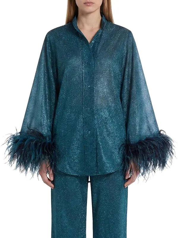 Oseree Shirt - Peacock