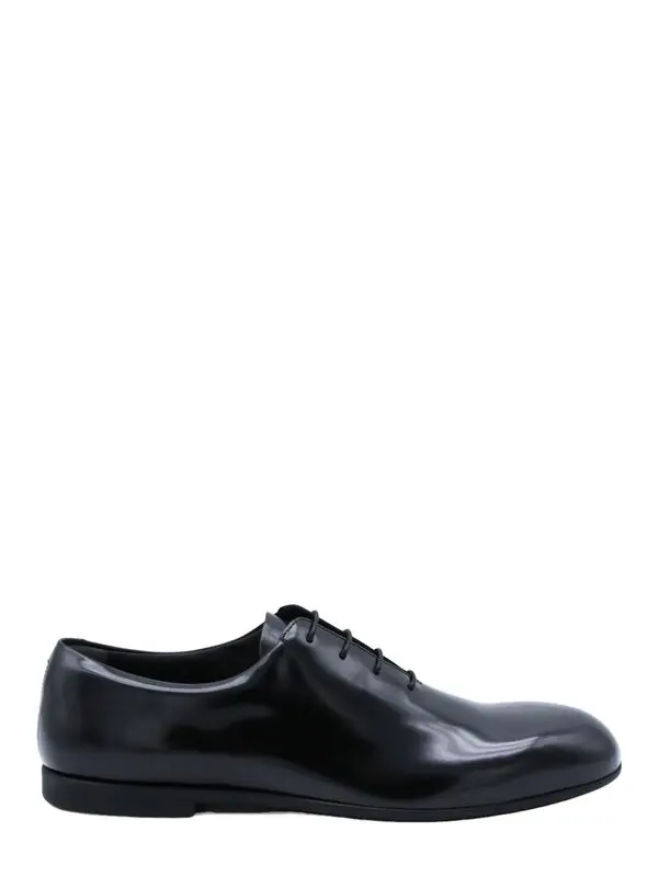 JIL SANDER Leather Oxford Shoes - Black