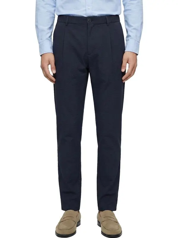 Herno Flat Front Trousers - Blue