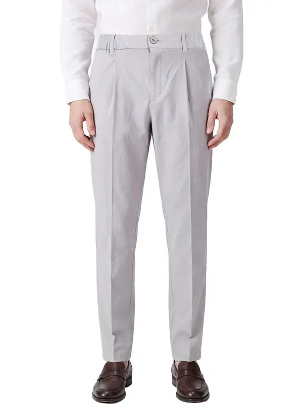 Herno Gabardine Chino Trousers - Grey