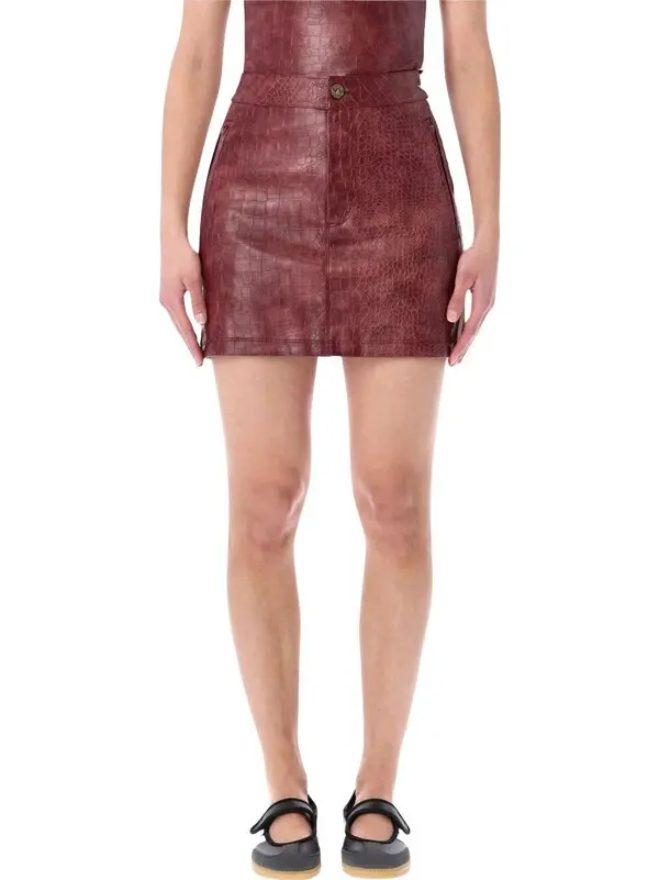 Adidas Originals By Alexander Wang Skirt - Brown