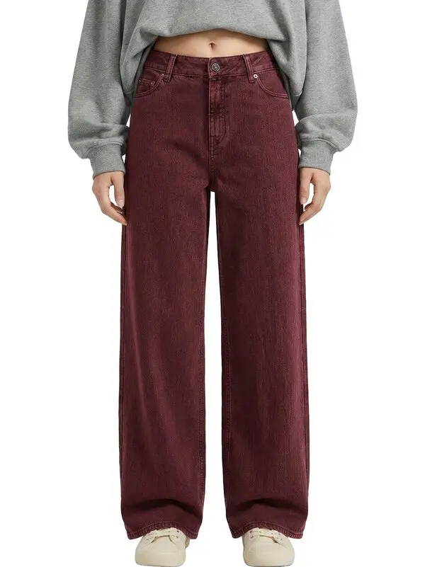 GOLDEN GOOSE Wide-leg Denim Jeans - Burnt