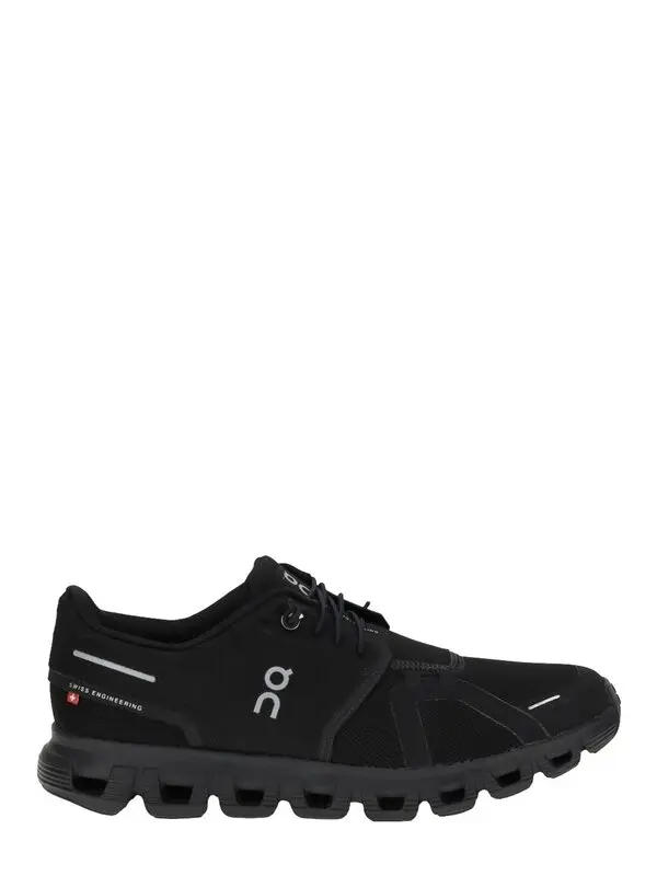 On Lace Up Sneakers - Black