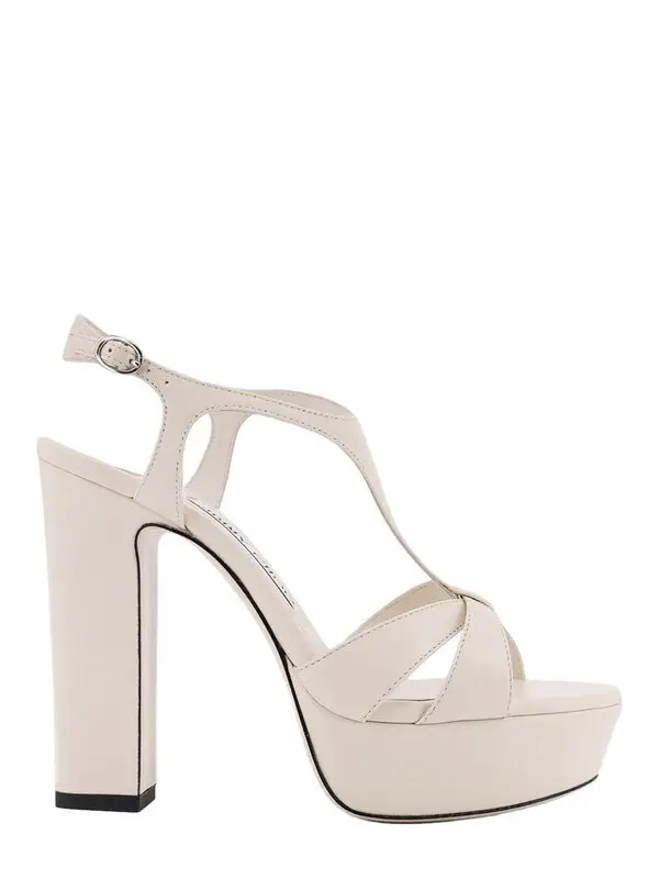 JIMMY CHOO Heeled Sandal - Milk