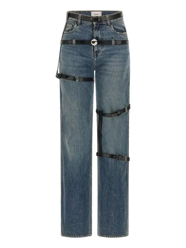 Coperni Straight Leg Jeans - Blue