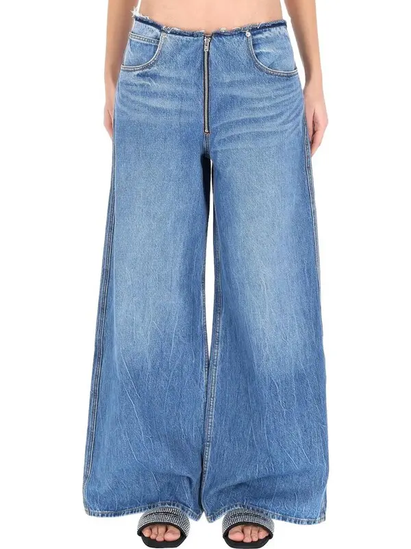 Alexander Wang Wide Leg Jeans - Blue
