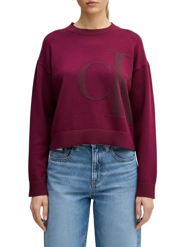 Calvin Klein Pullover Sweater - Burgundy