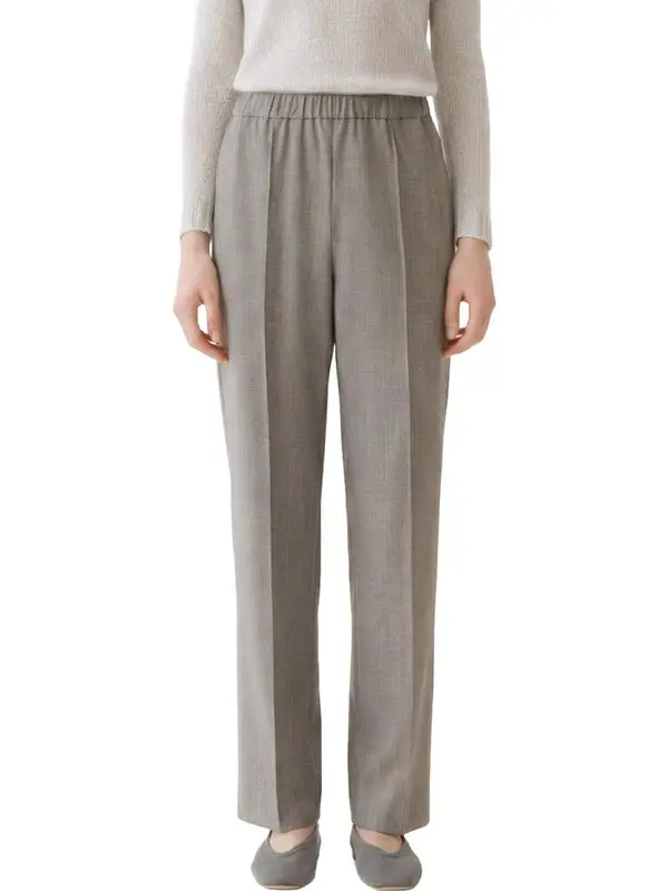 Fabiana Filippi Straight Leg Pants - Grey